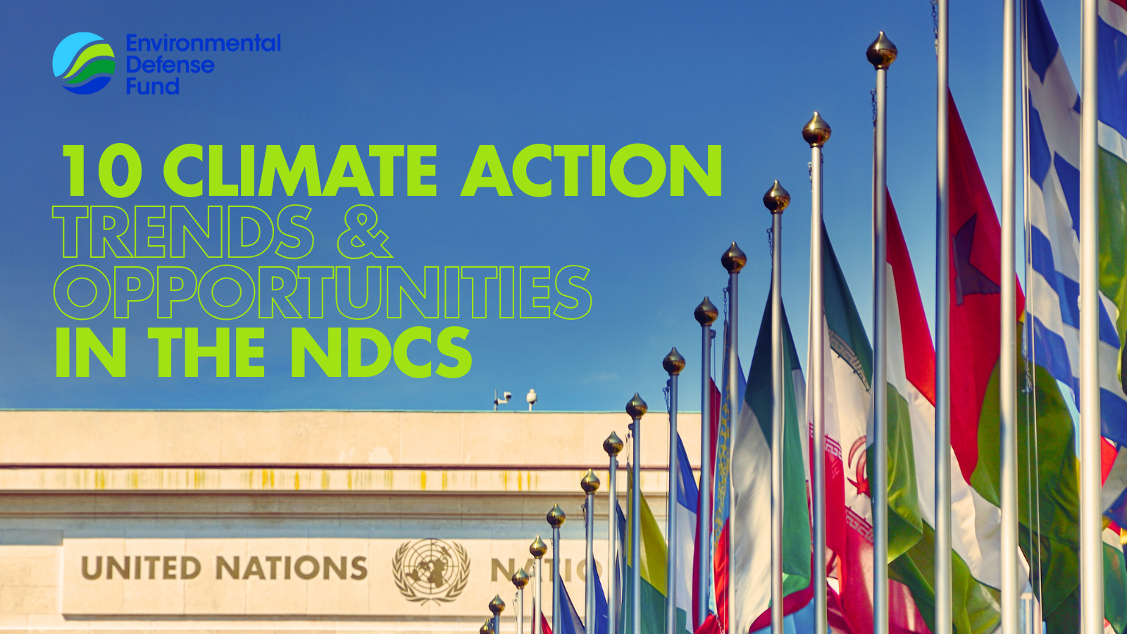 10 Trends and Opportunities in the 2024 NDC Synthesis Report - Climate 411