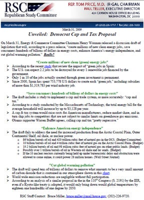 Factsheet Wars: Republican Study Committee Flubs Facts - Climate 411