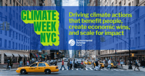 Solutions to Scale at Climate Week NYC: Driving Climate Actions that ...