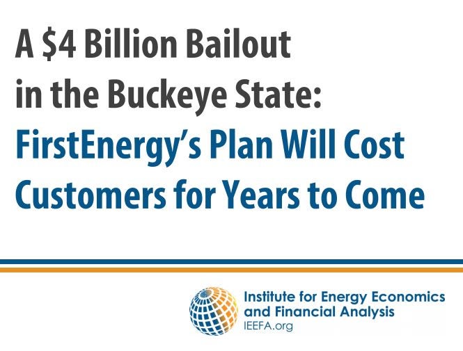New Report Confirms FirstEnergy’s $4-Billion Boondoggle - Energy Exchange