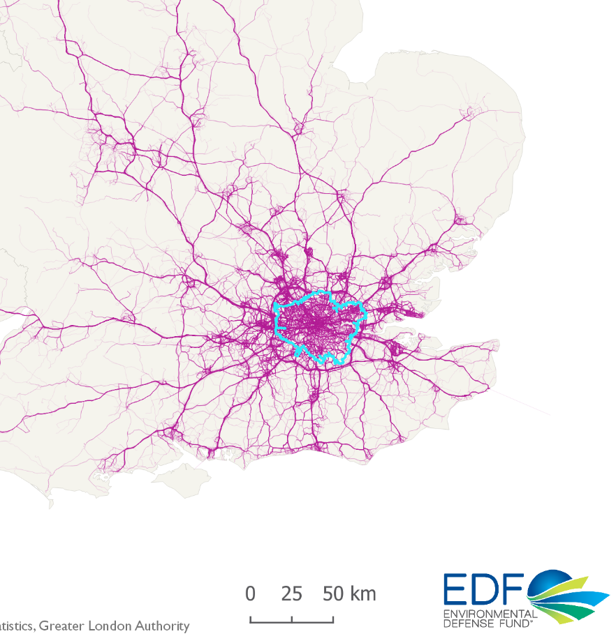 New analysis reveals true ‘reach’ of London’s Clean Air Zone - Global ...