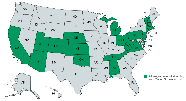 EPA greenlights 21 states’ SRF plans to fund LSL replacement projects ...