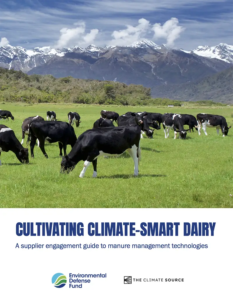 Cultivating Climate-Smart Dairy: A supplier engagement guide to manure ...