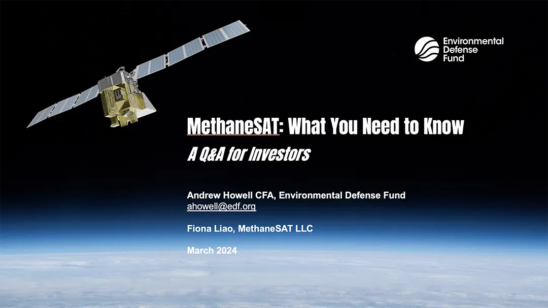 MethaneSAT: What You Need to Know - EDF+Business